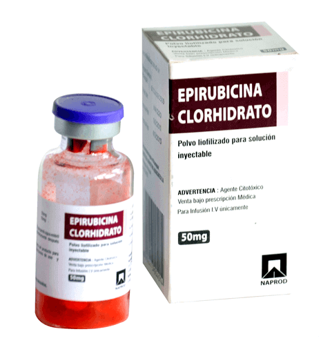 Epirubicina Clorhidrato 50 mg, Polvo Liofilizado para Solución ... Epirubicina Clorhidrato 50 mg, Polvo Liofilizado para Solución ...